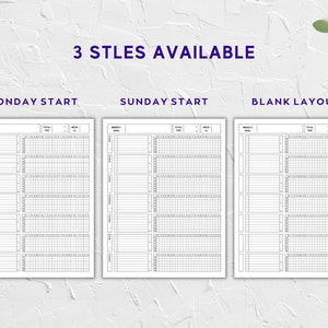 Weekly Study Tracker Printable | Student Planner | Pomodoro Planner ...