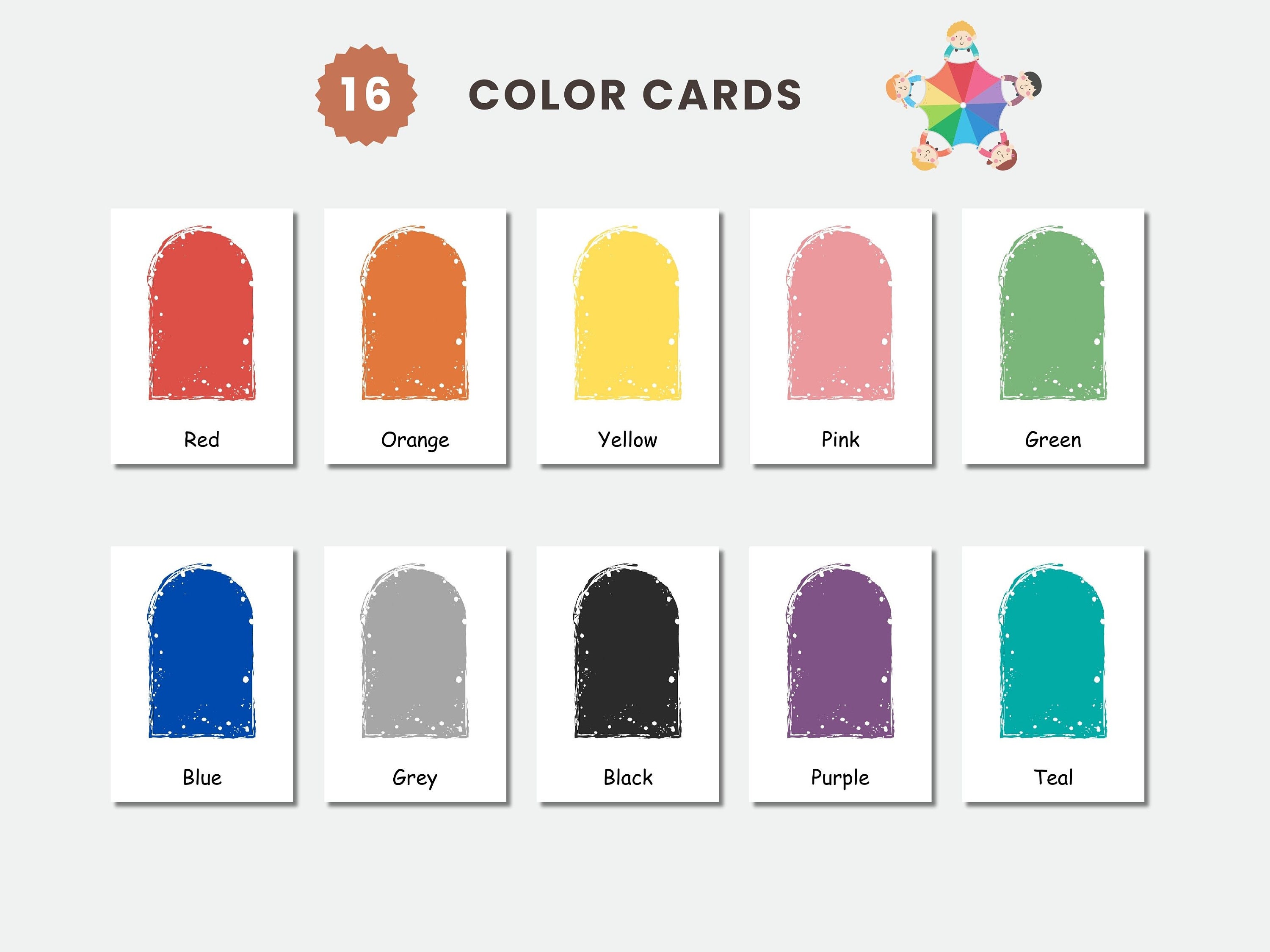 Printable Cards Bundle, Montessori Alphabet Flashcards, Toddler Number ...