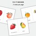 Fruits Flashcards, Printable Flashcards for Kids, Montessori Cards ...