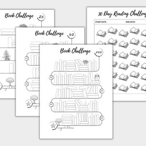 Reading Planner Printable | Book Journal | Reading Tracker | Book ...