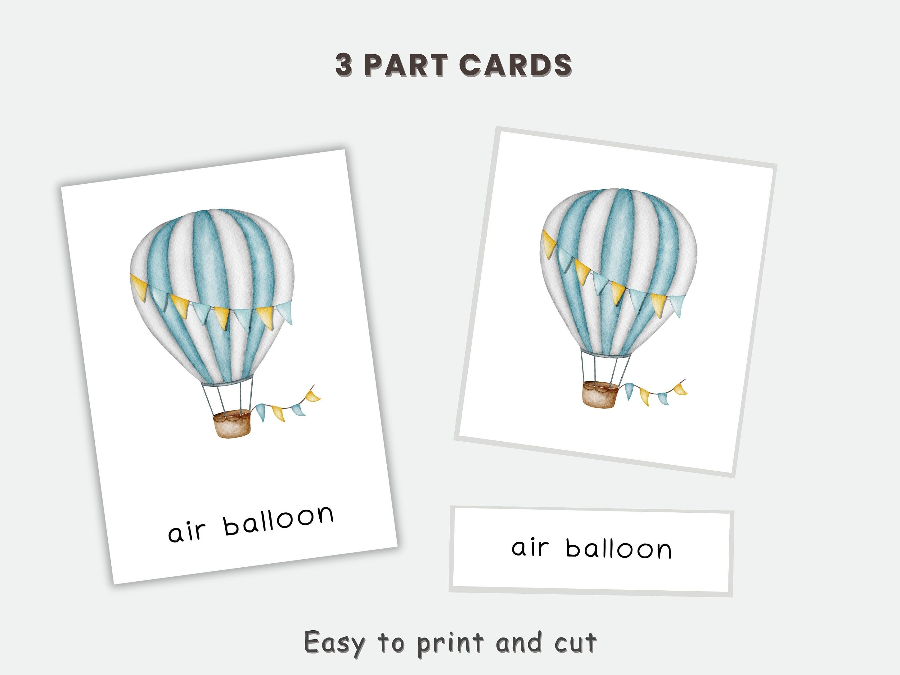 Ultimate Flashcards Bundle, Printable Montessori Cards, Toddler ...