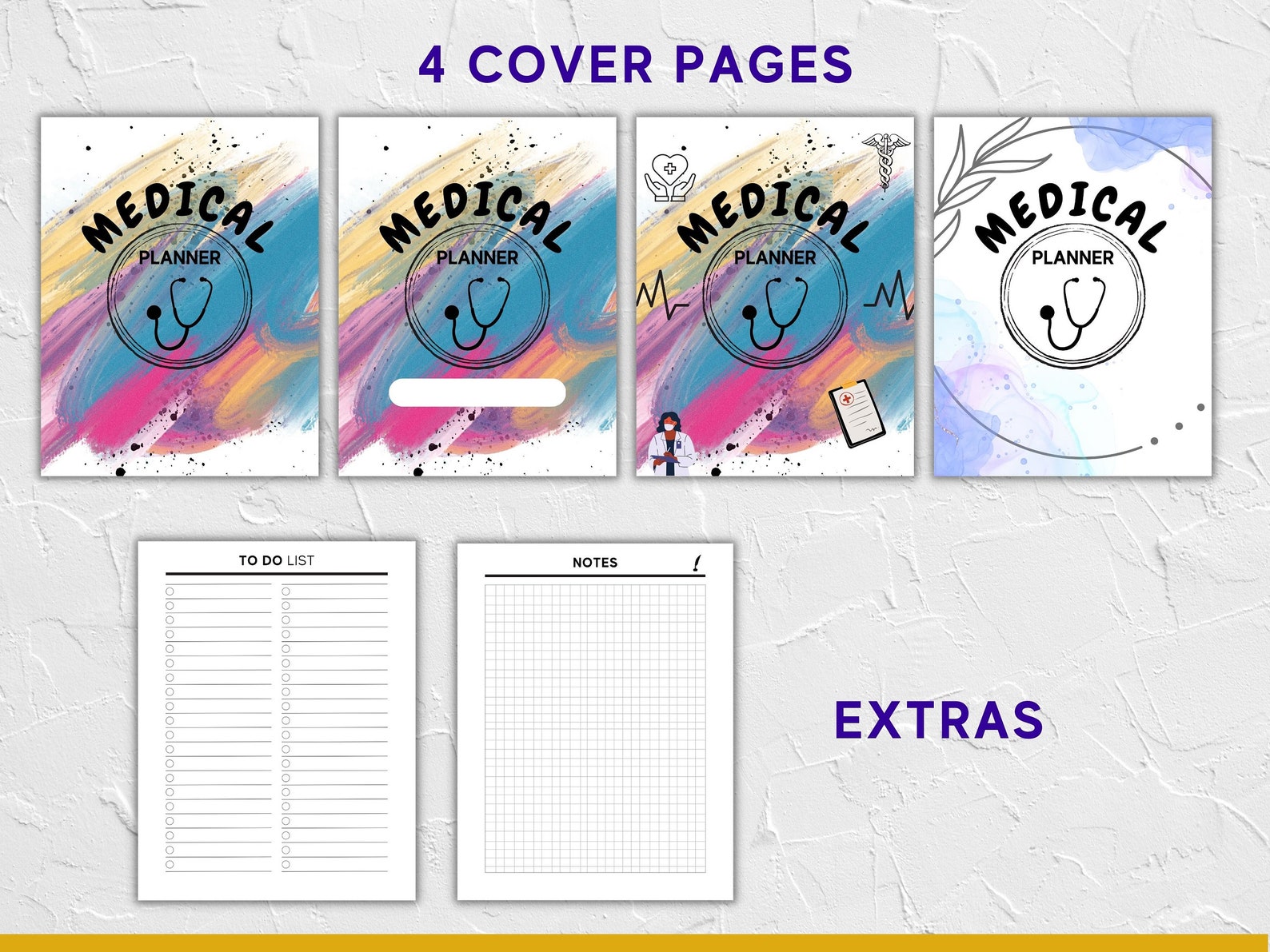 Medical Planner Printable Healthcare Binder Doctor Visits Medication ...