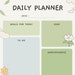 Four Fun and Simple Daily Planner Templates - Etsy