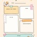 Four Fun and Simple Daily Planner Templates - Etsy