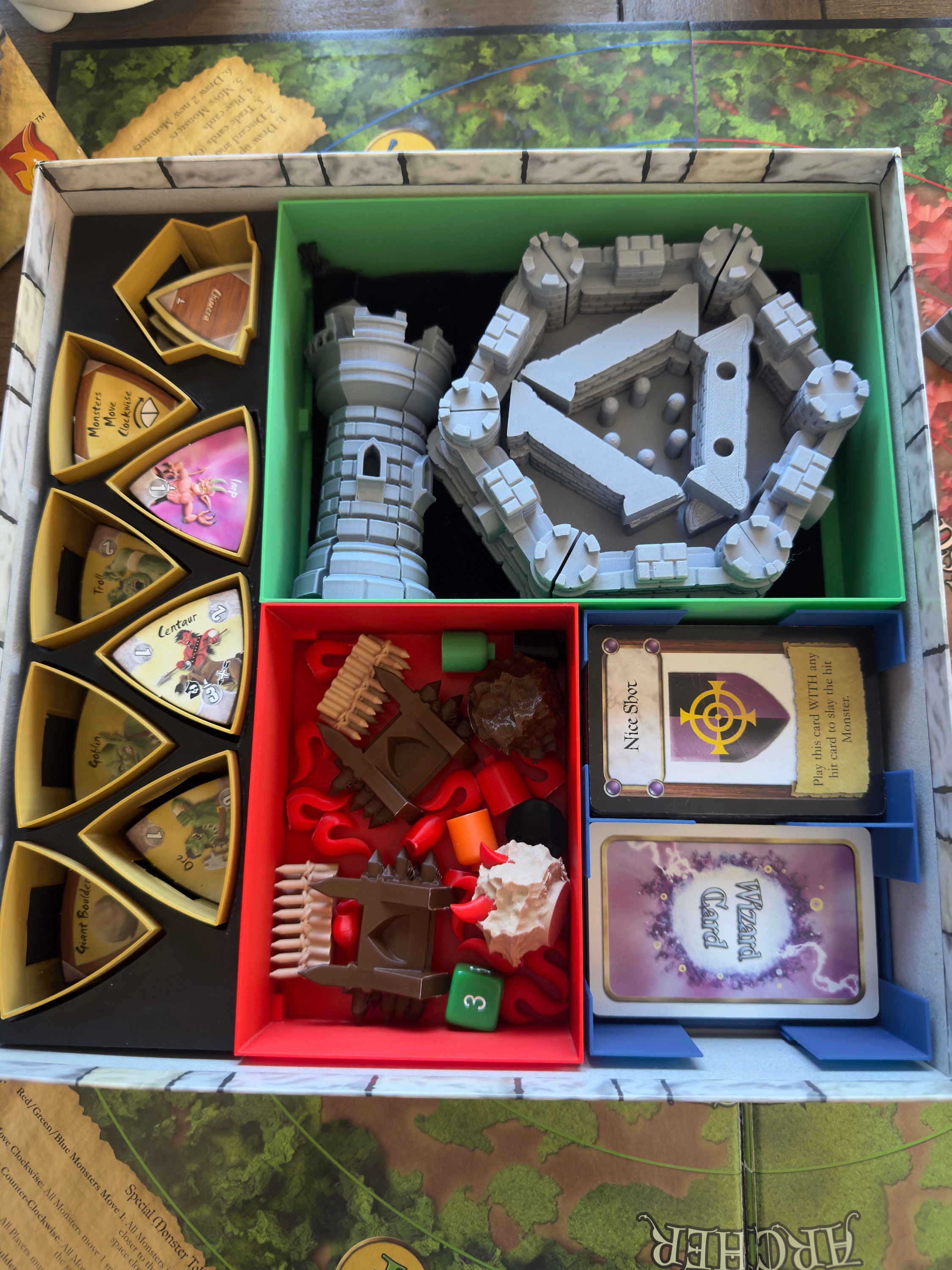 Castle Panic Board Game Organizer - Etsy