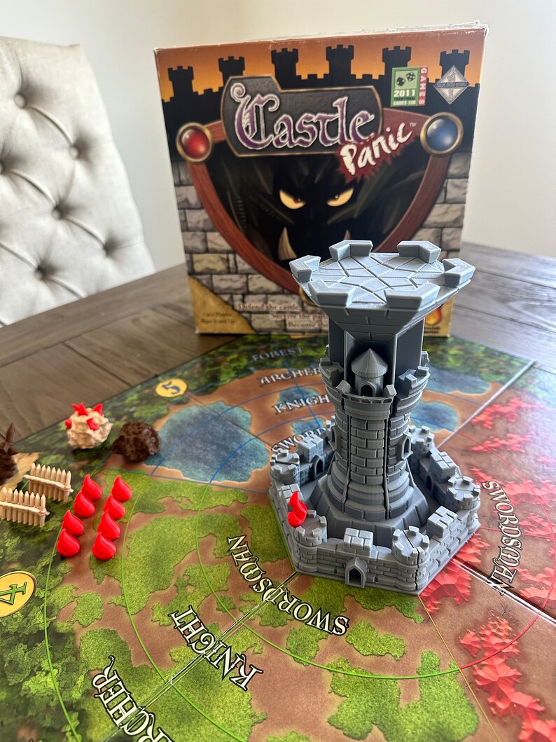 Castle Panic Board Game Pieces - Etsy