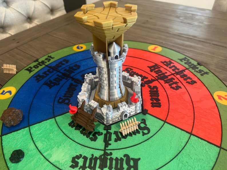 Castle Panic Board Game Pieces - Etsy