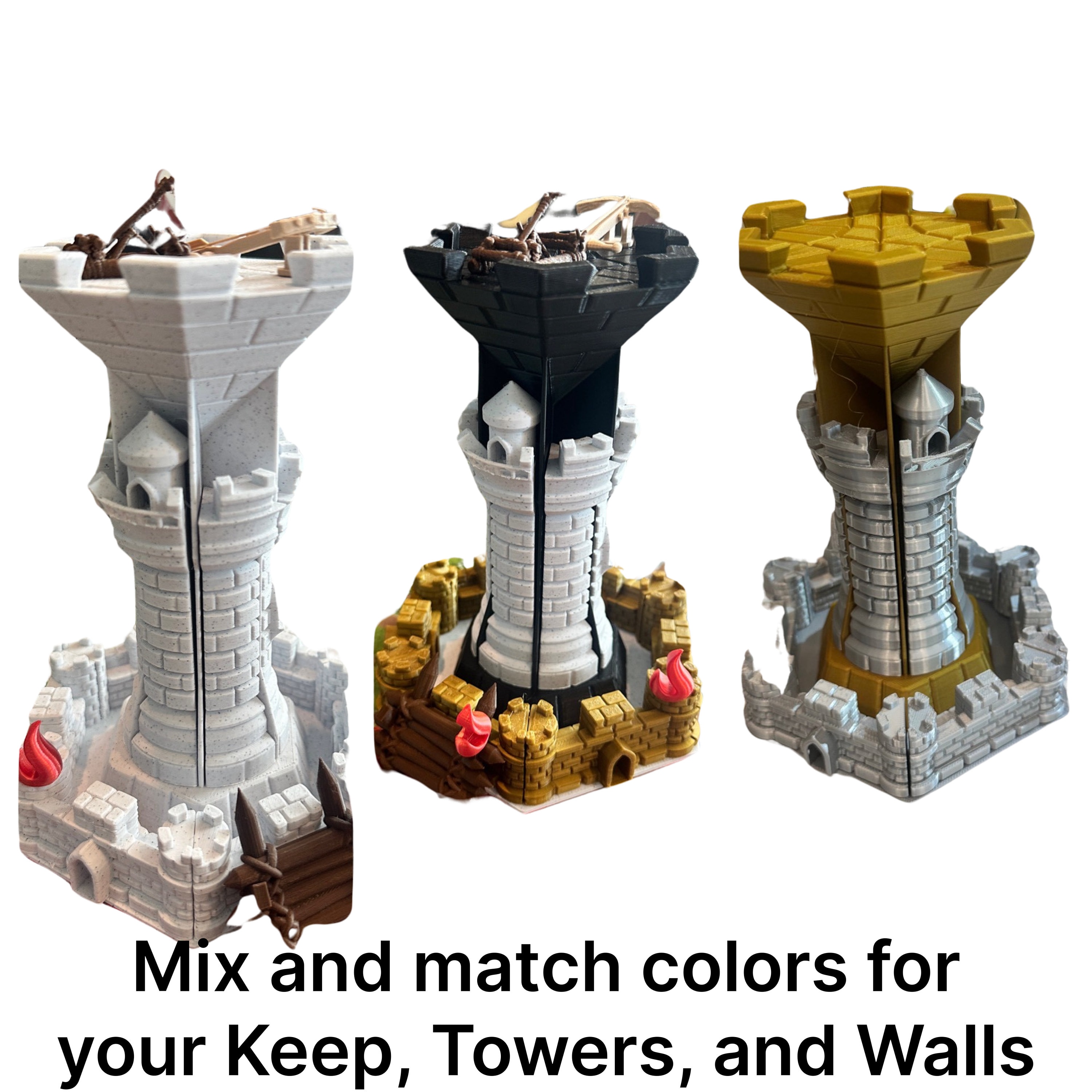 Castle Panic Board Game Pieces - Etsy
