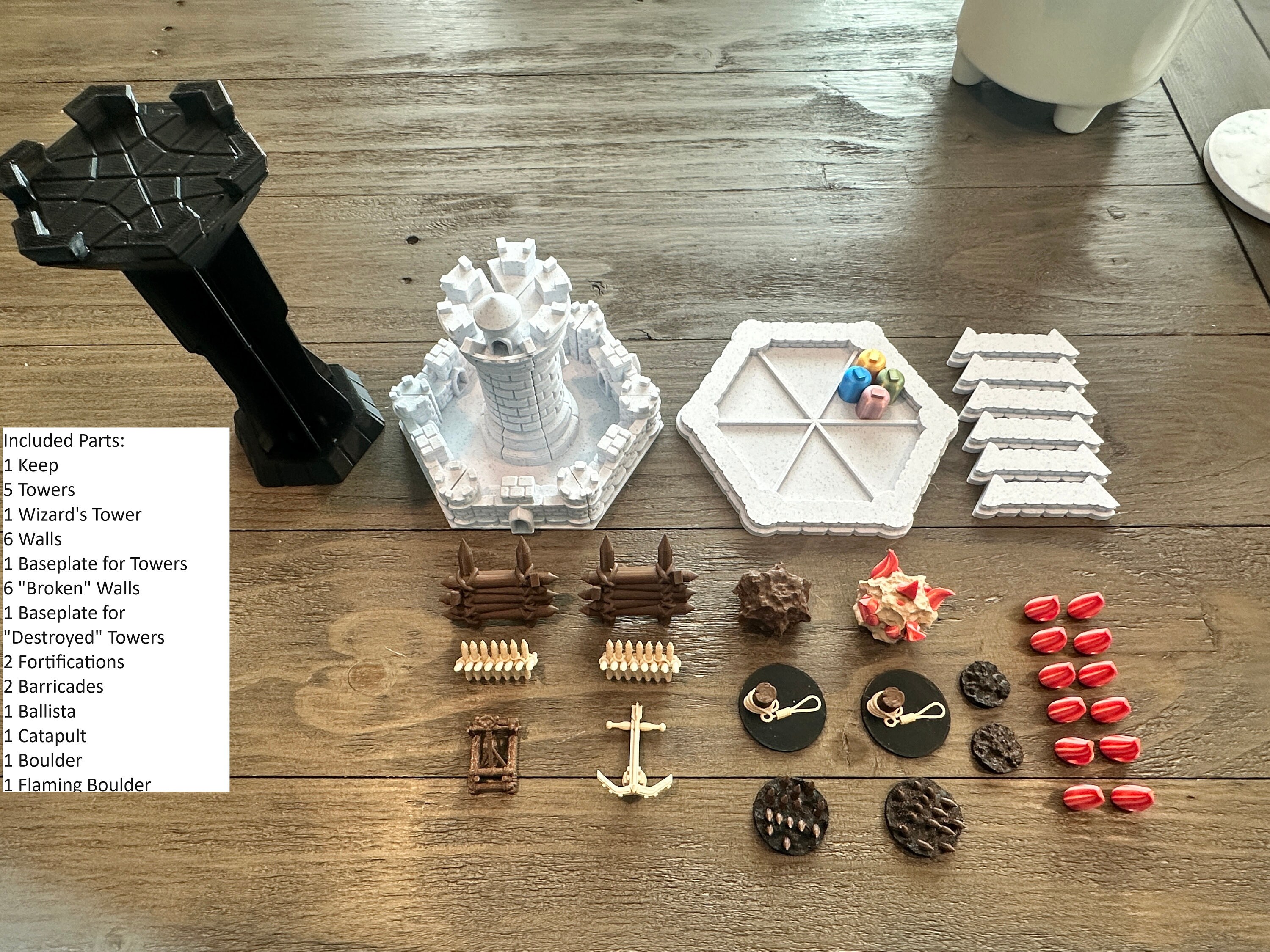 Castle Panic Board Game Pieces - Etsy