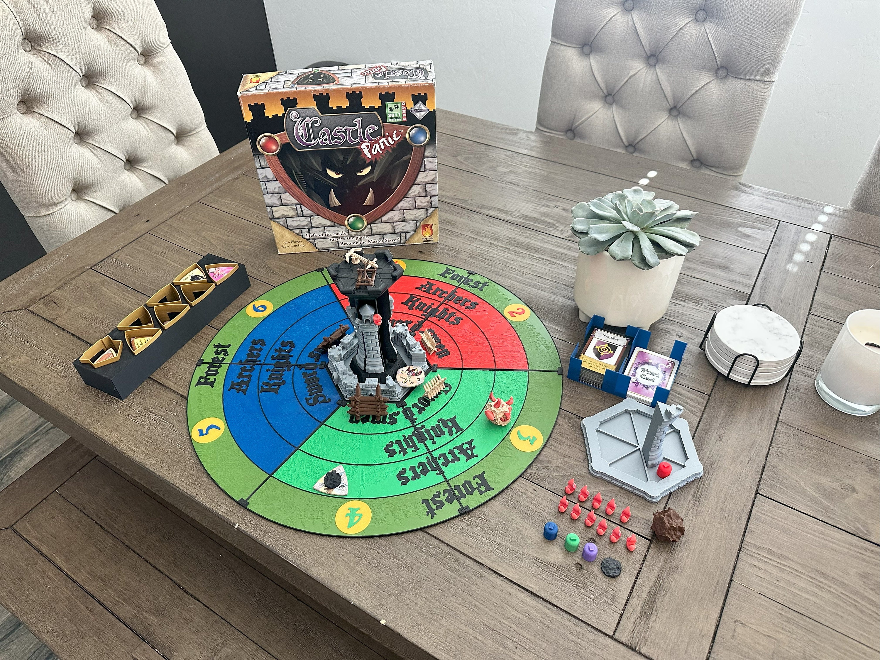 Castle Panic Board Game Pieces - Etsy