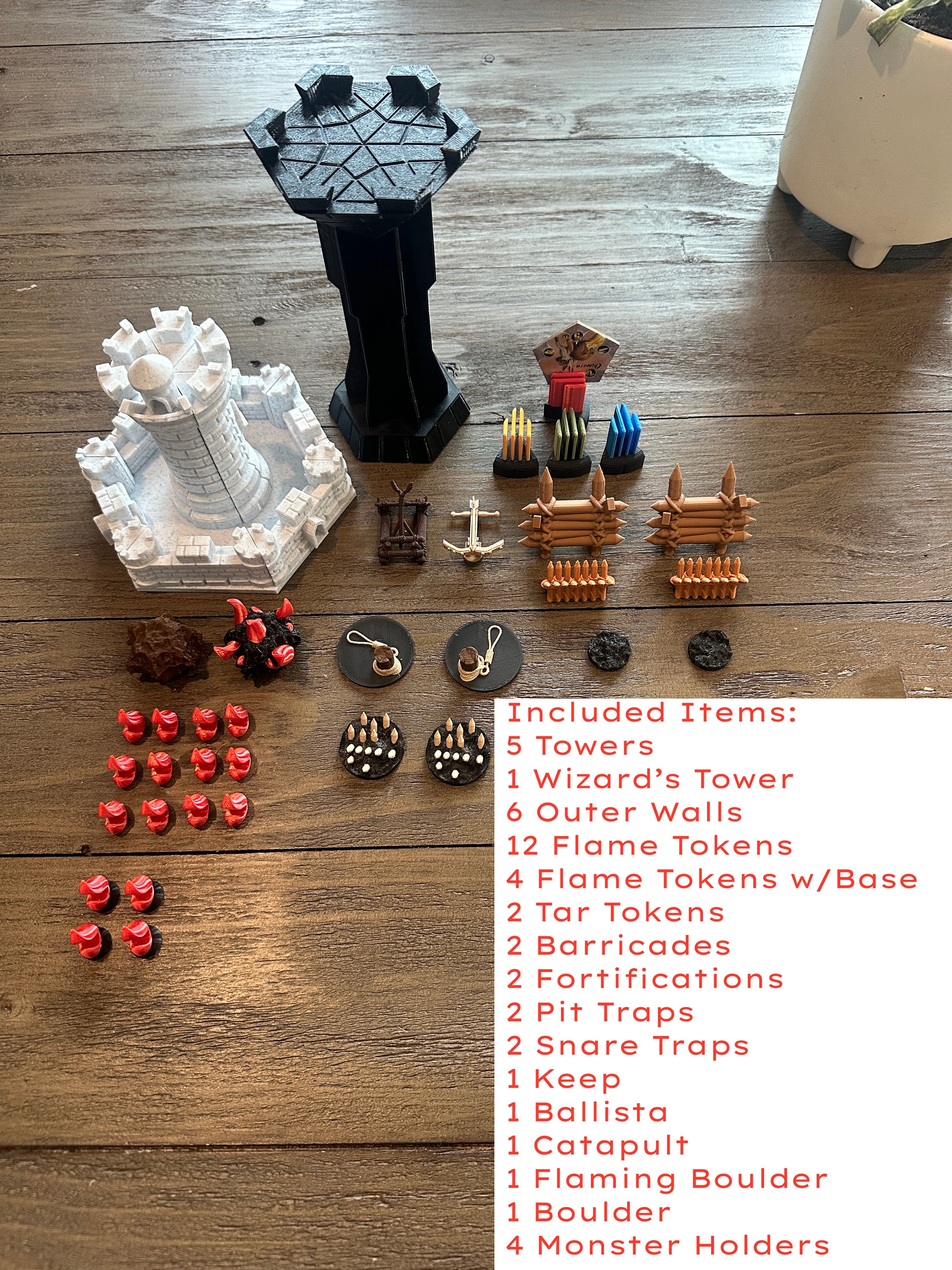 Castle Panic Board Game Pieces - Etsy