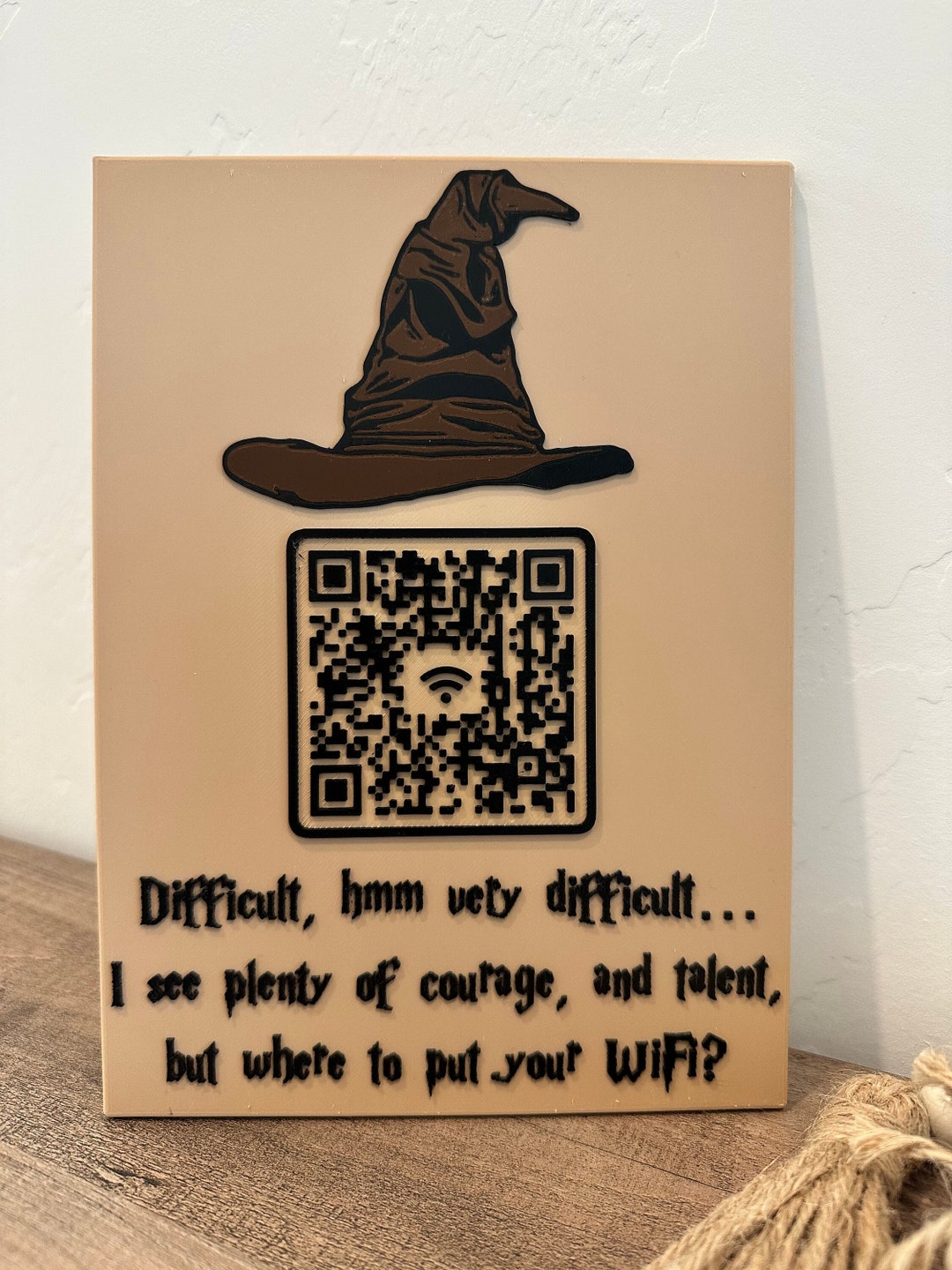 Wifi Network QR Code Harry Potter - Etsy