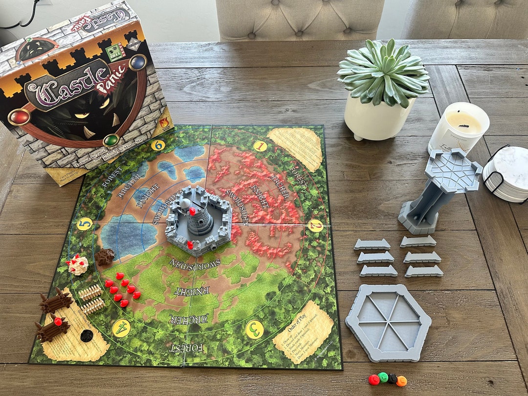 Castle Panic Board Game Pieces - Etsy