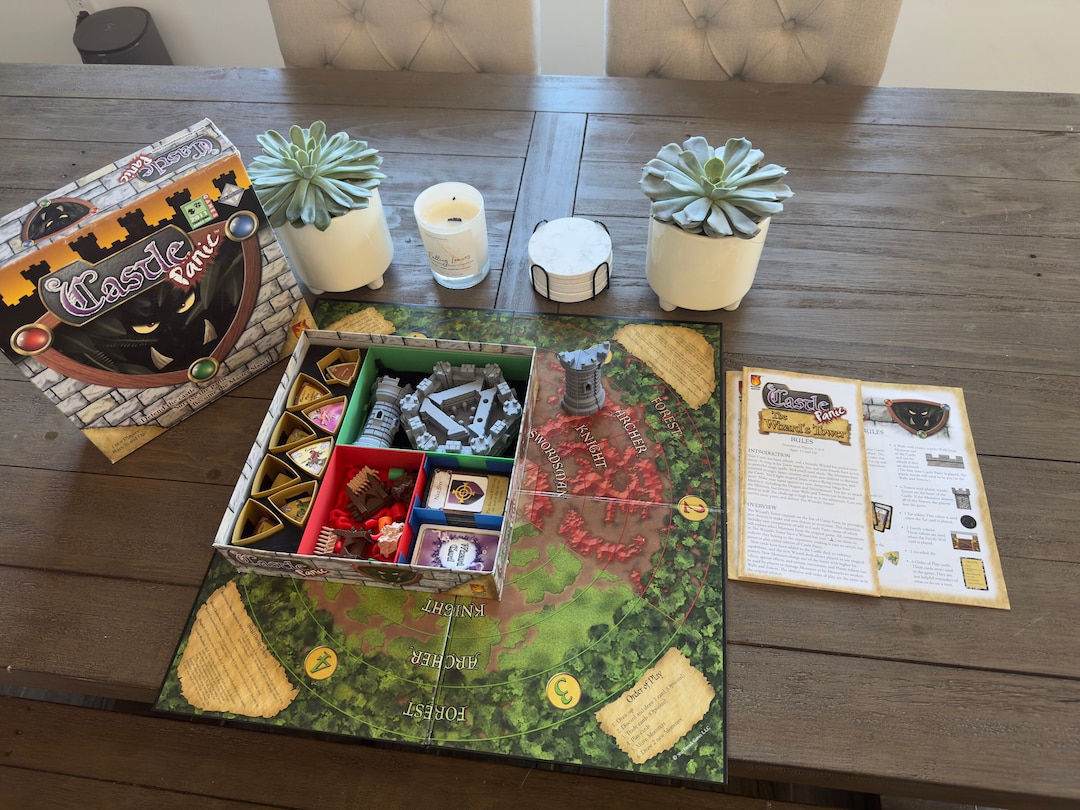Castle Panic Board Game Organizer - Etsy