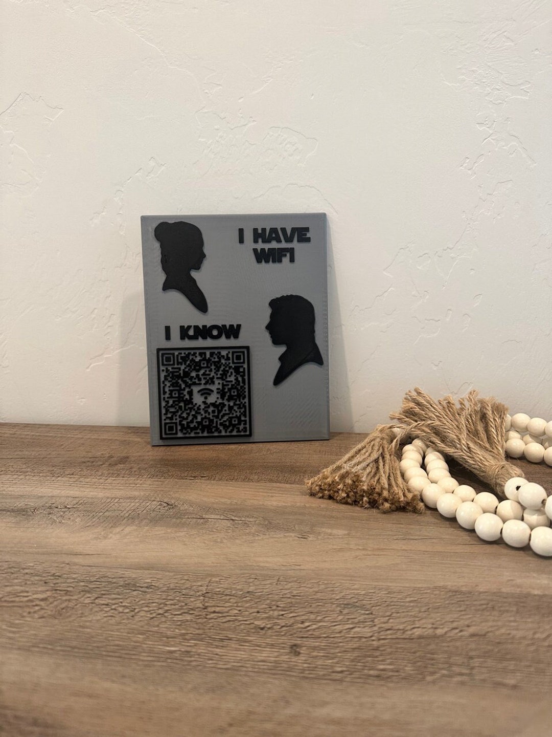 Wifi Network QR Code I Love You I Know - Etsy