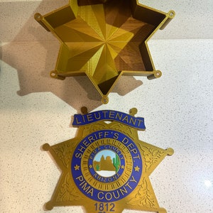 Custom 3D Printed Badge Box: Law Enforcement & Fire Service Gift - Etsy