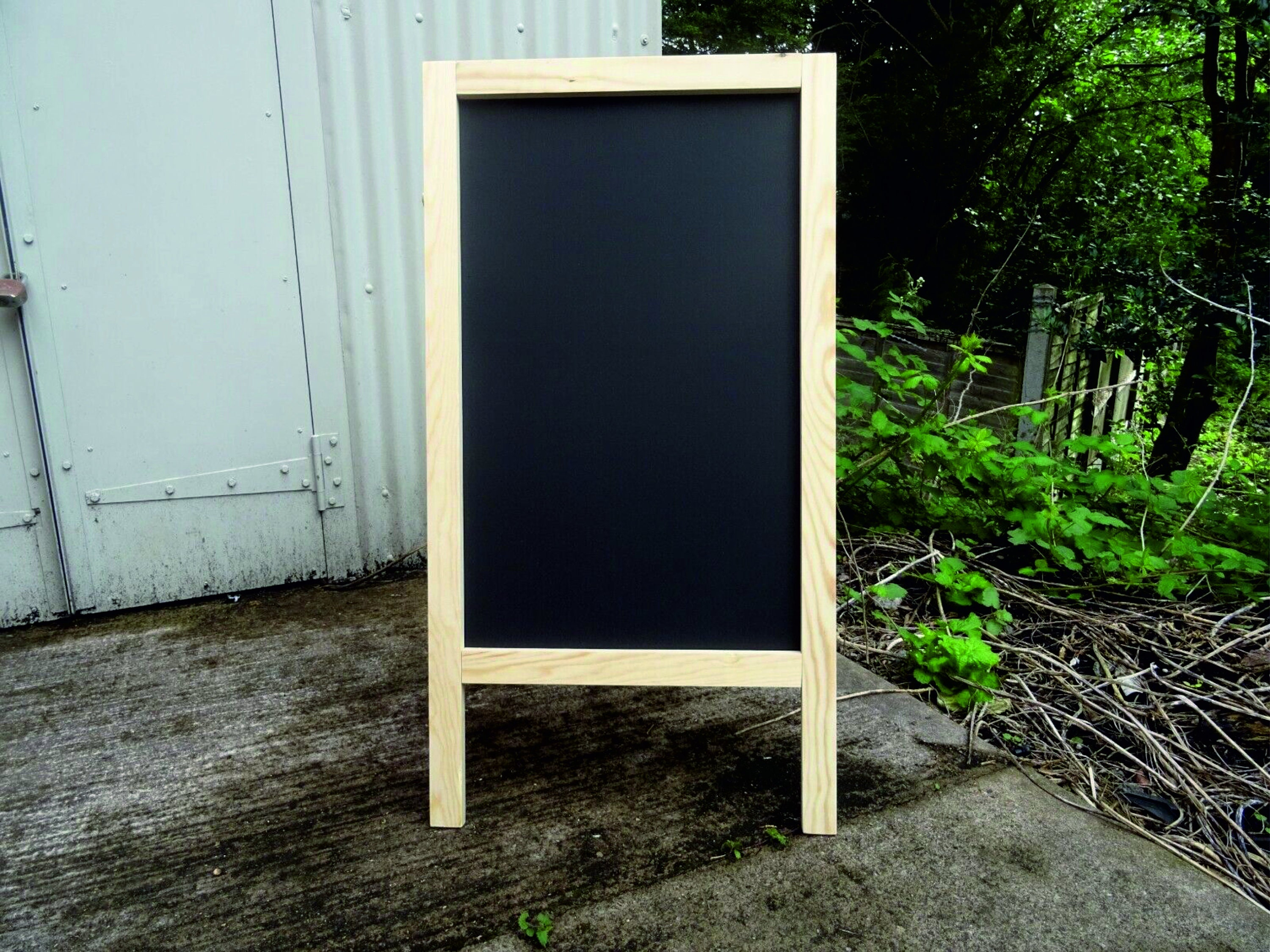 Slim Wooden A Board for Use With Traditional Chalk - Etsy UK Slim Wooden A Board for Use With Traditional Chalk - Etsy UK