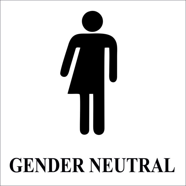 Gender Bathroom Sign - Etsy UK