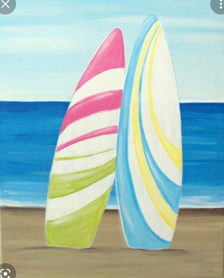 Simple Surfboard Spray Designs