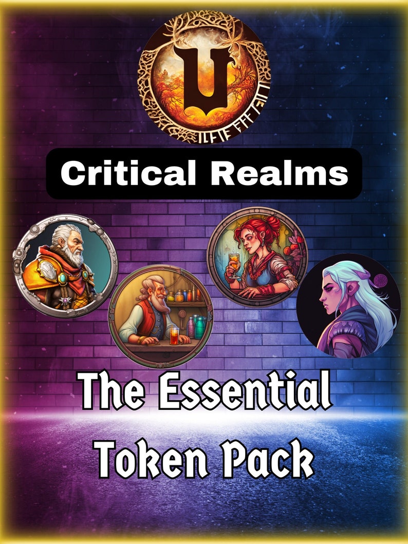 The Essential Token Pack DND /pathinder/digital Token/tabletop/dungeons ...