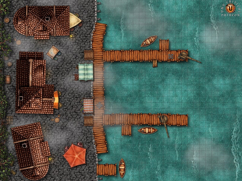 Shipyard Maps 10 Pack critical Maps Battle Map, Pathfinder , Dungeons ...