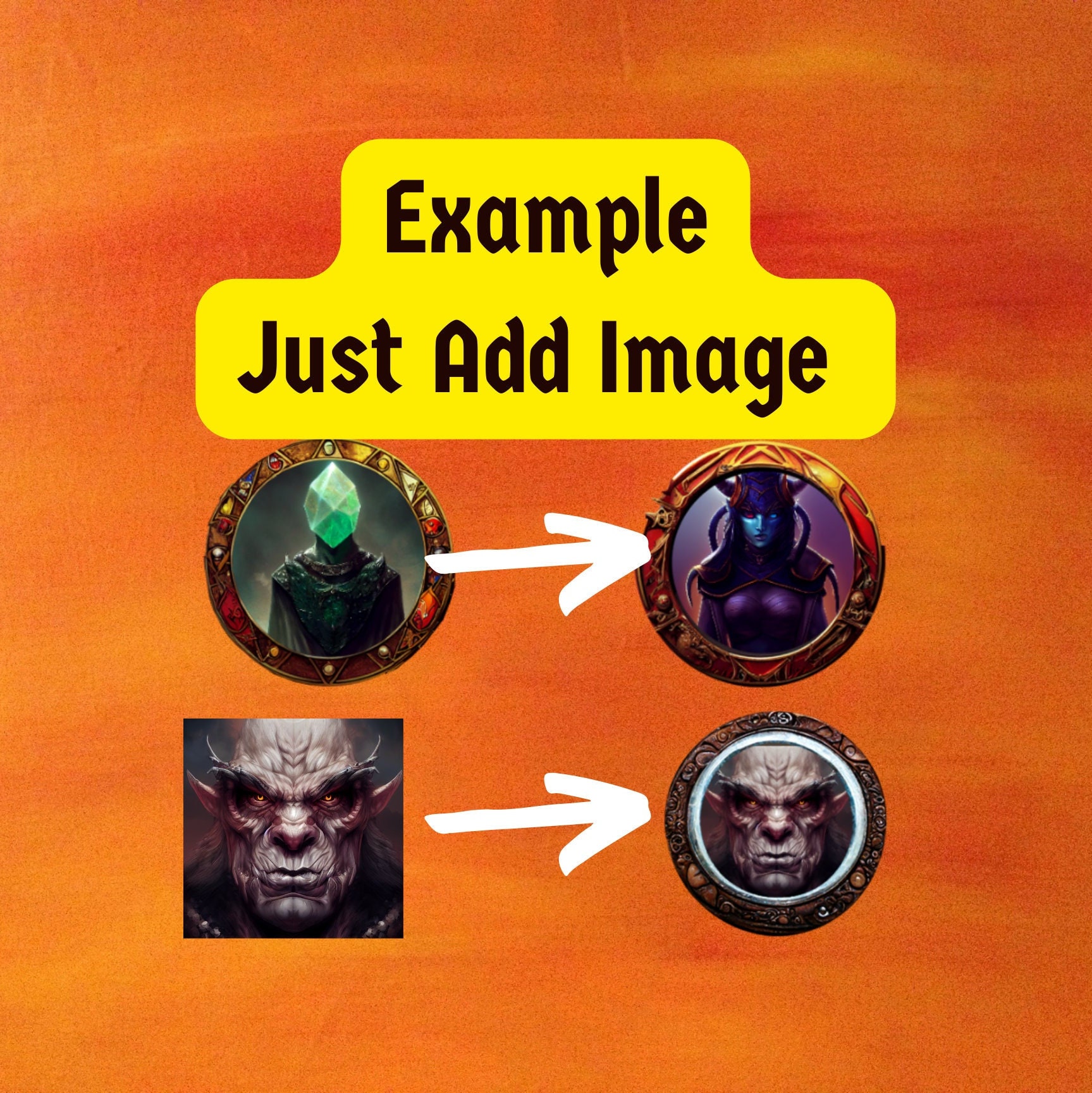 Nature Druid Dnd Token Border Pack 3 Token Frame/digital Token/tabletop/dungeons & Dragon ...