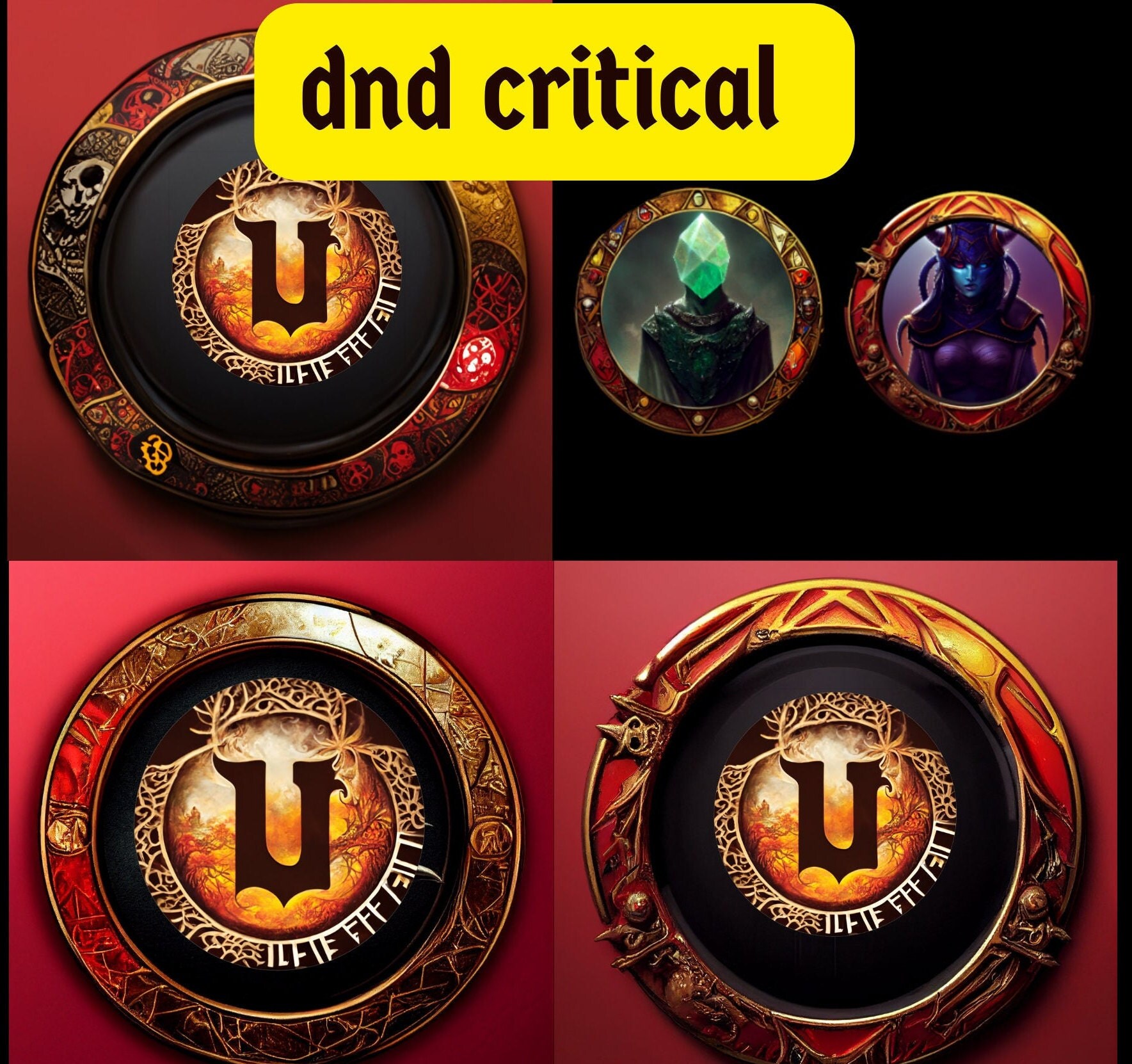 Pirate Inspired Dnd Token Border Pack DND Token Frame/digital Token ...