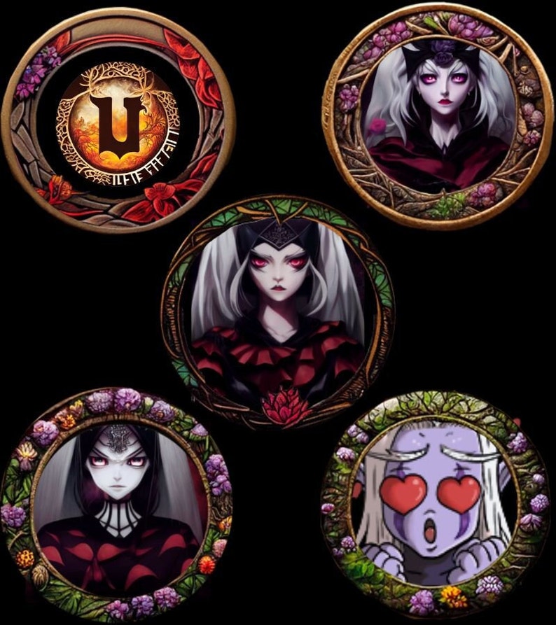 Nature Druid Dnd Token Border Pack 1 DND Token Frame/digital Token ...