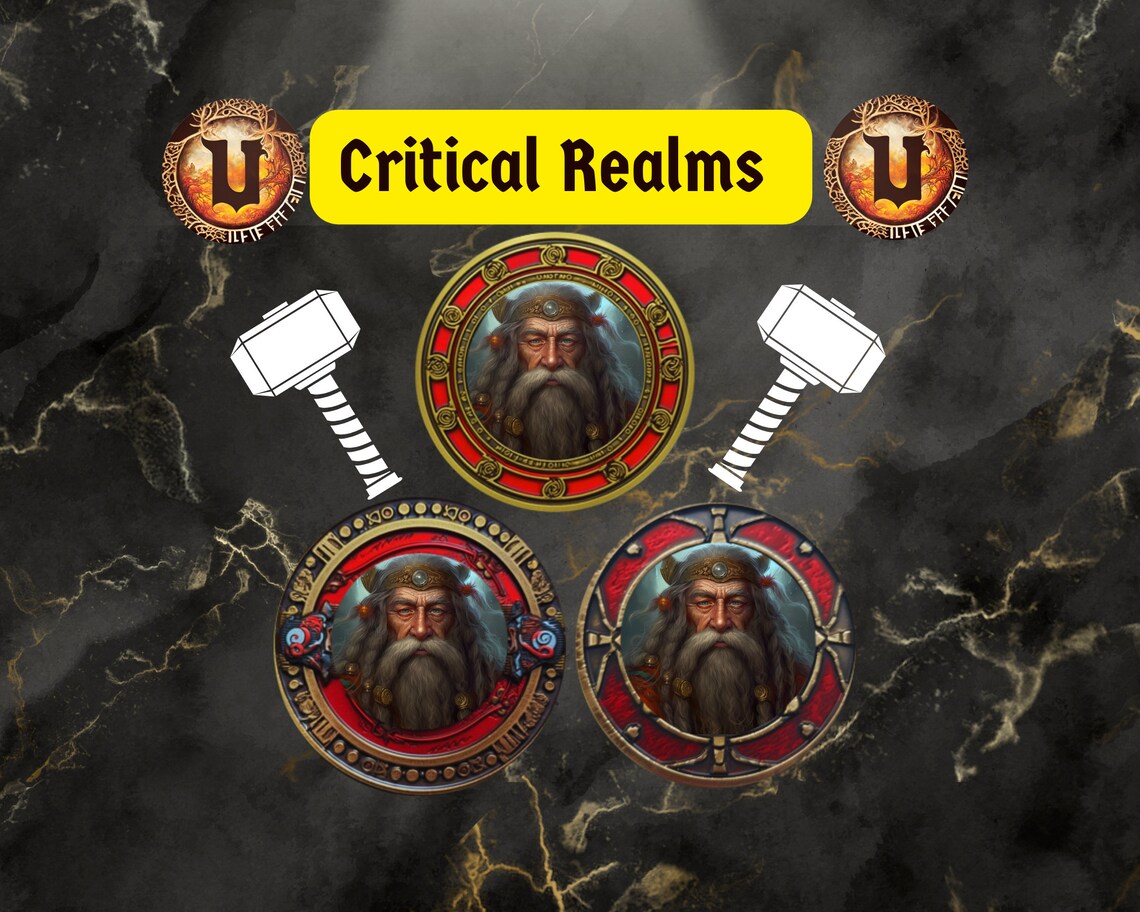 Dwarf Dnd Token Border Pack 1 DND Token Frame/digital Token/tabletop ...