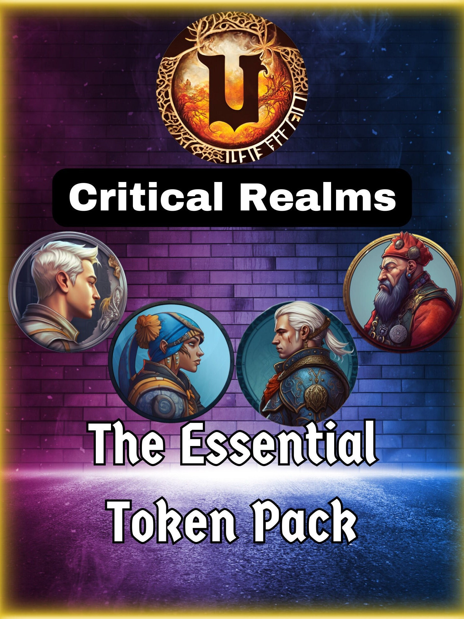 The Essential Token Pack DND /pathinder/digital Token/tabletop/dungeons ...