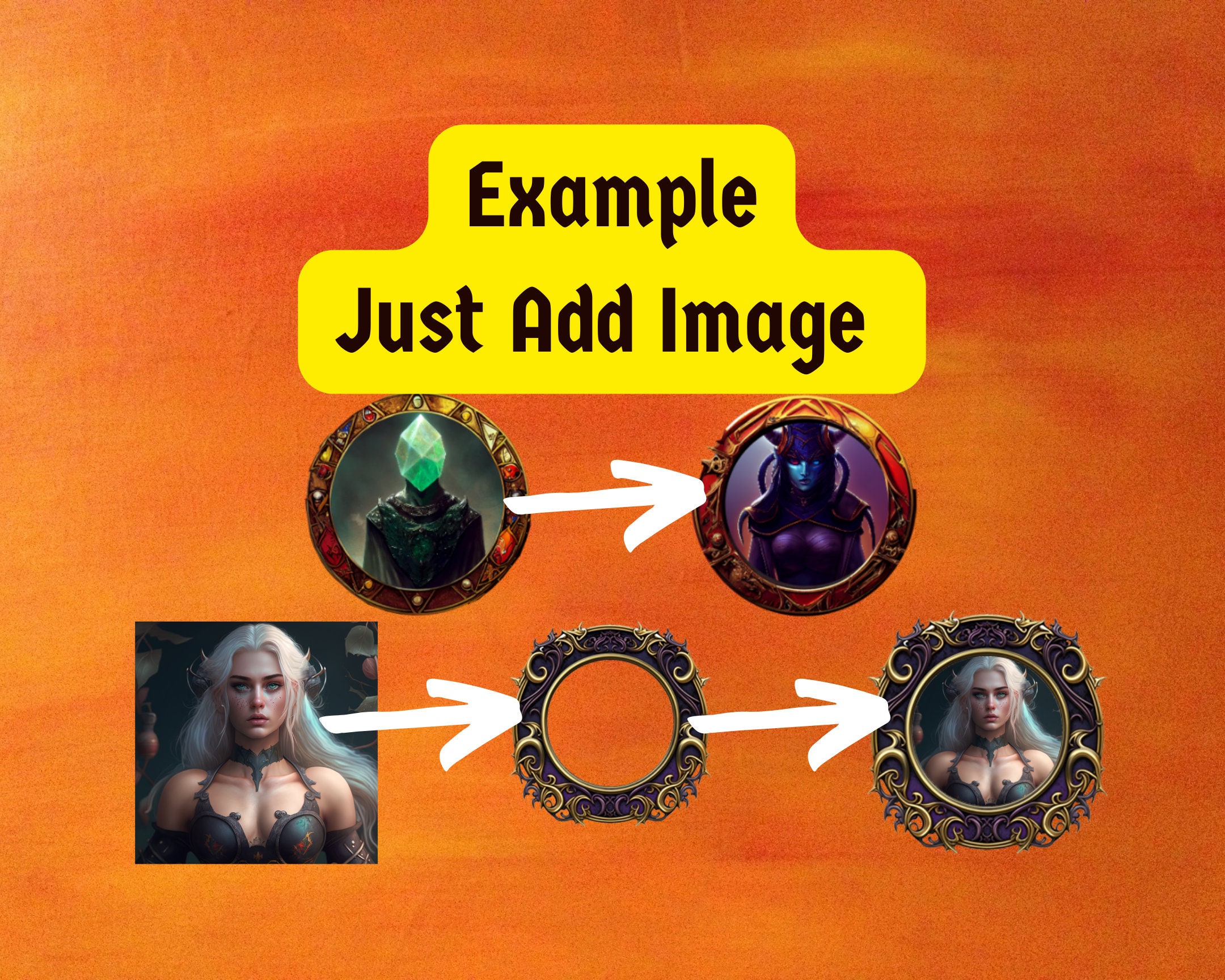 Dwarf Dnd Token Border Pack 1 DND Token Frame/digital Token/tabletop ...