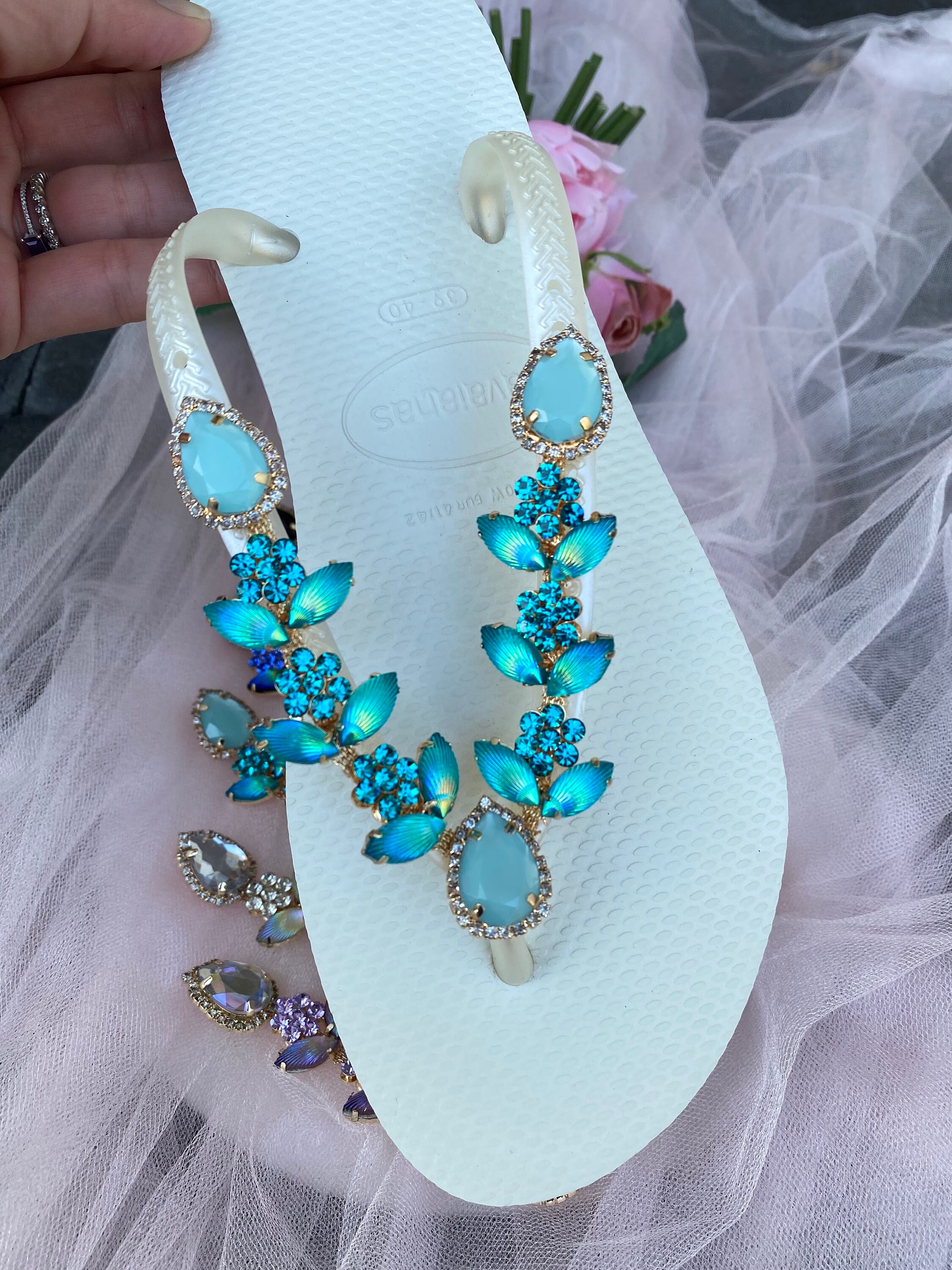 Wedding V Decoration for Flip Flops, Diy Flip Flops, Chain for Flip ...