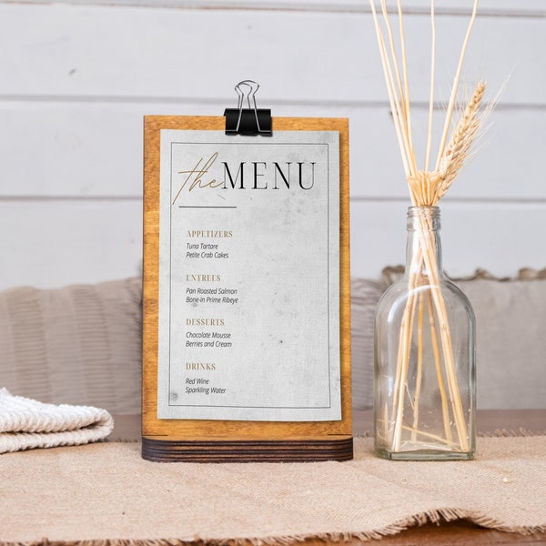 Restaurant Menu Clipboard - Etsy