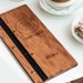 Coffee Bar Menu Folder, Coffee Menu Cover, Wooden Menu Folder ...