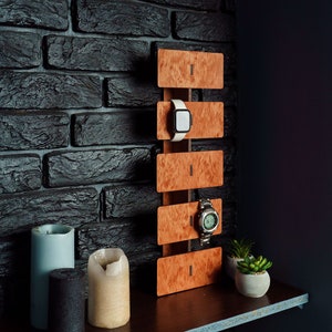 Wood Watch Holder, Watch Organizer for Men, Watch Holder Stand, Watch ...