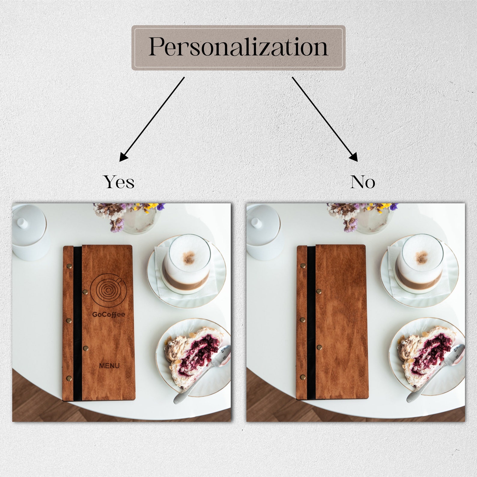 Coffee Bar Menu Folder Coffee Menu Cover Wooden Menu Folder - Etsy