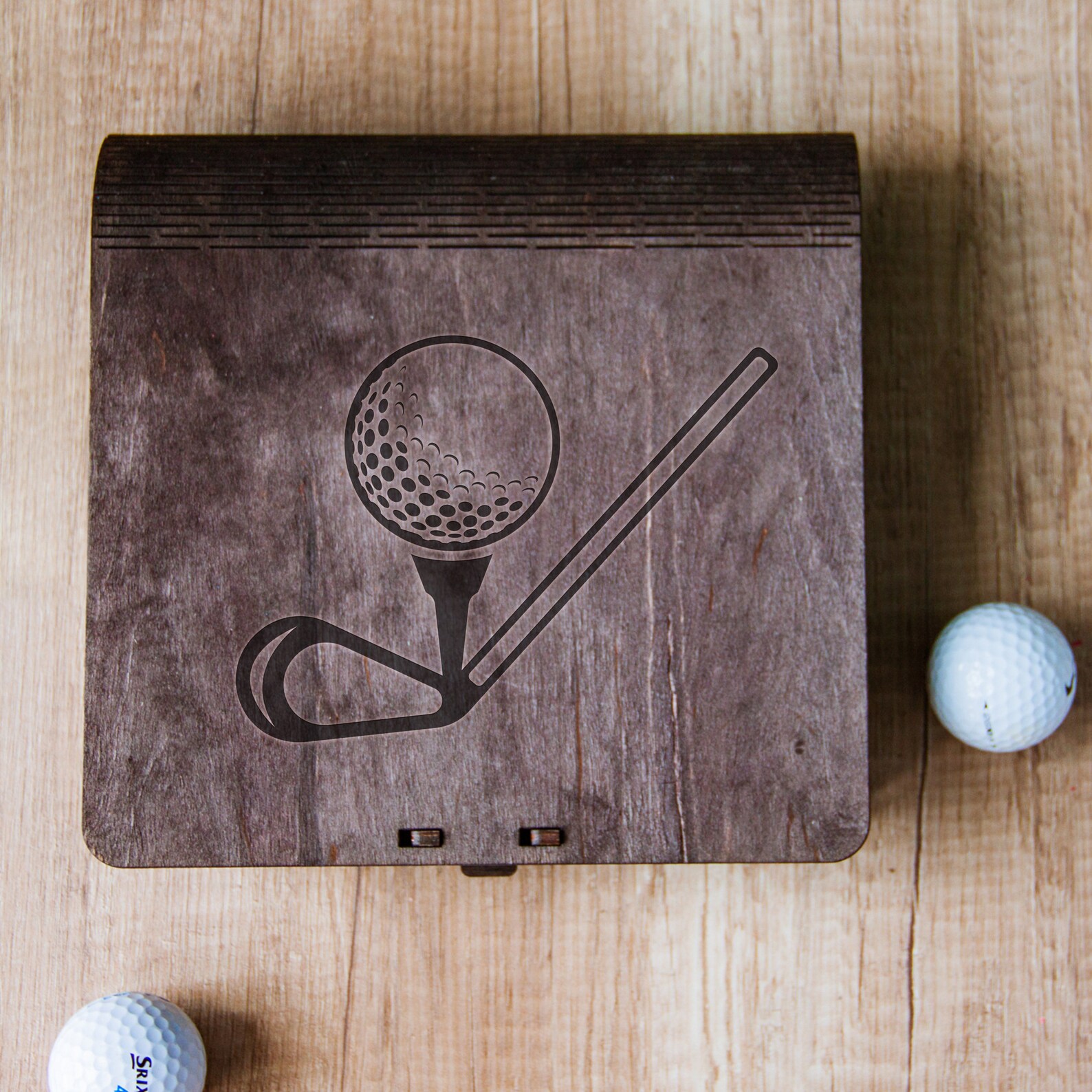 Golf Ball Box,wooden Golf Box,golf Ball Holder,golf Ball Storage,wood ...