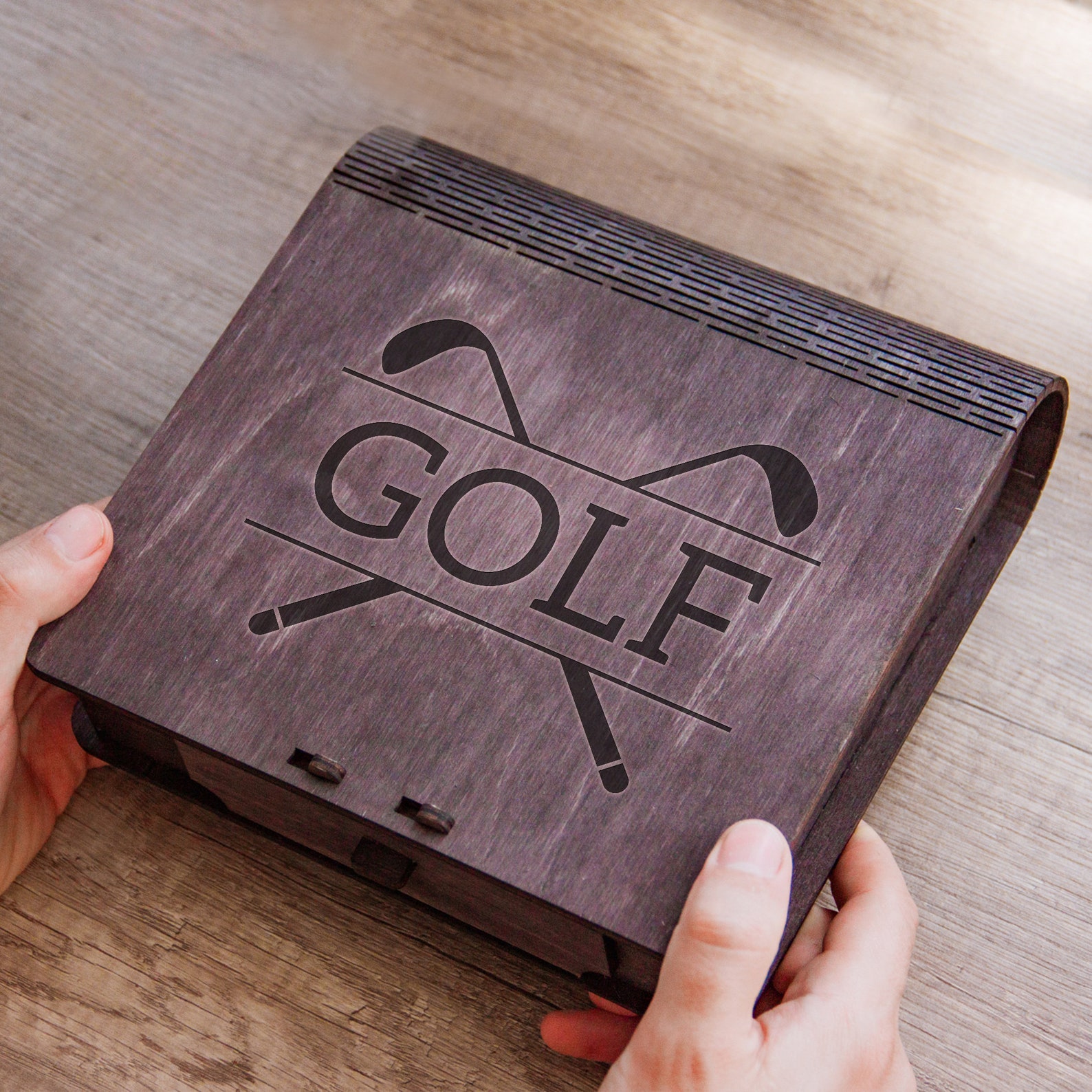 Golf Ball Box,wooden Golf Box,golf Ball Holder,golf Ball Storage,wood ...