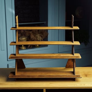 Wooden Retail Shelf, Product Display Stand, Portable Display Shelf ...