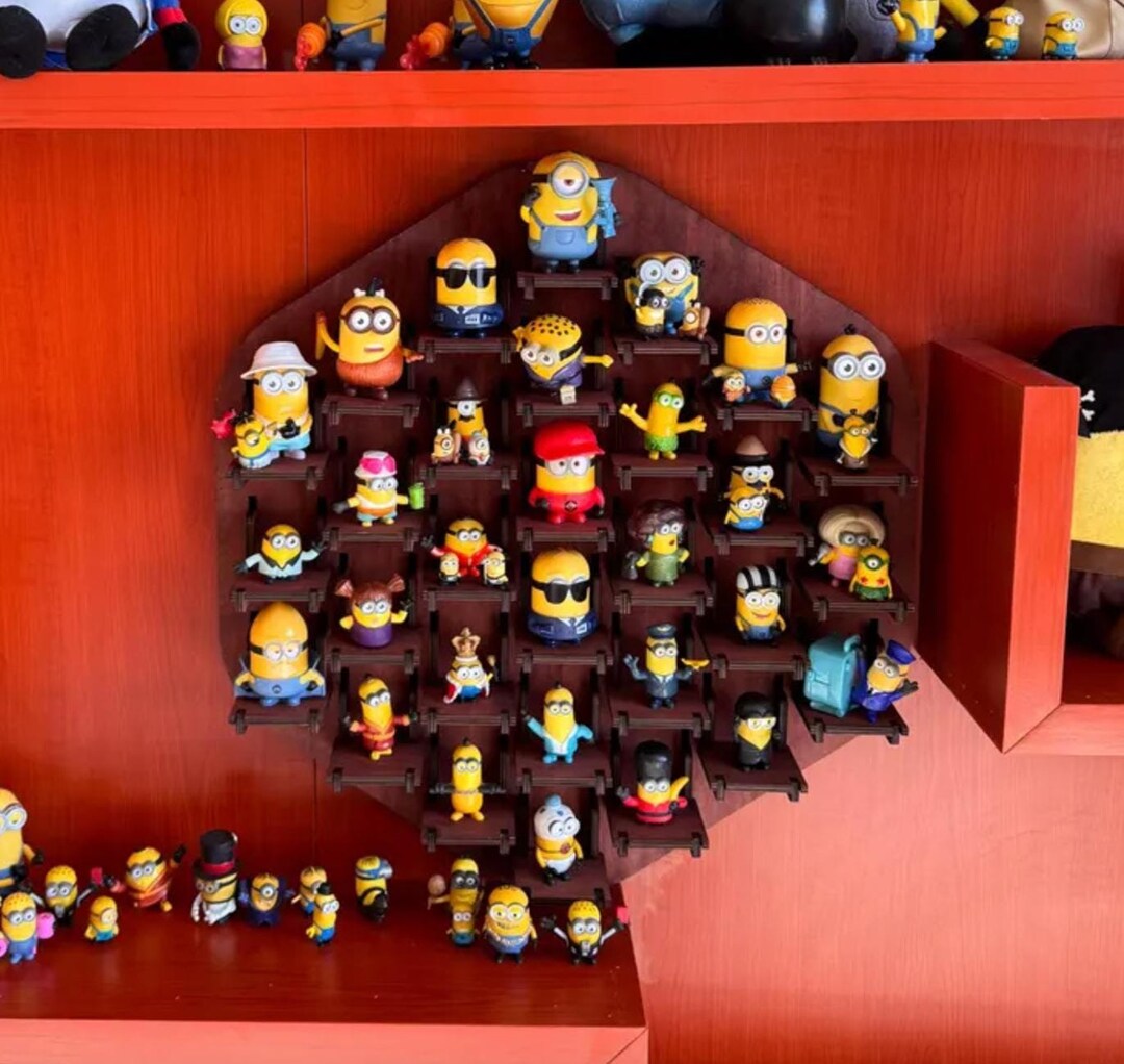 Wooden Mini Figure Shelf, Collectibles Display Case, Collectibles ...