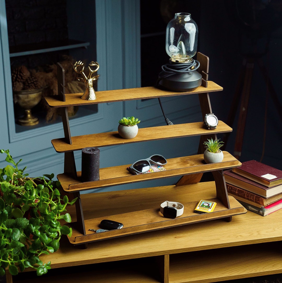 Wooden Retail Shelf, Product Display Stand, Portable Display Shelf ...