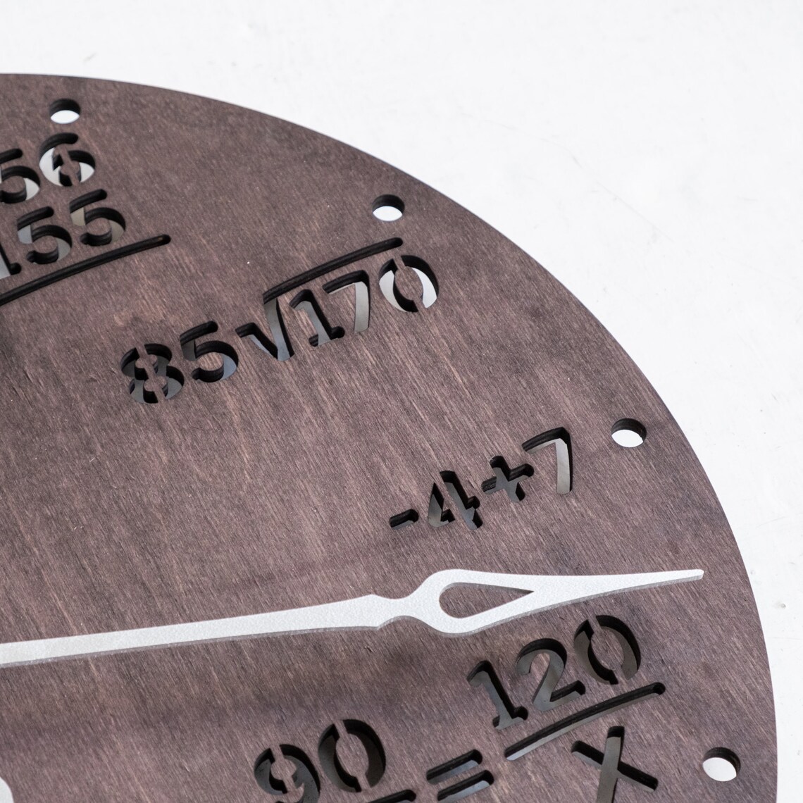 Math Wall Clock, Teacher Wall Clock, Gift for Math Teacher, Mathematics ...
