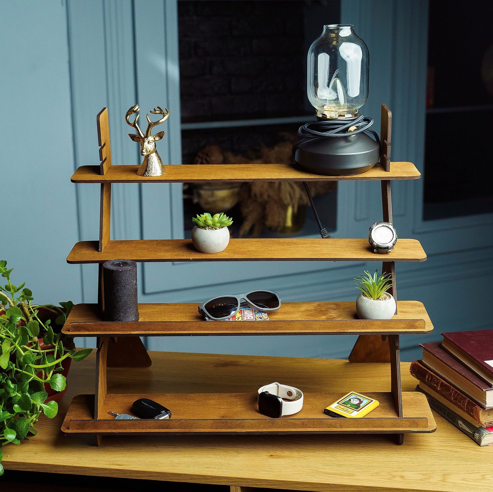 Portable Display Shelf Vendor Booth, Craft Show Display Stand, Retail ...