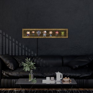 LED Display Shelf, Shelf With LED, Wood Shelf for Wall, Rustic Shelf ...