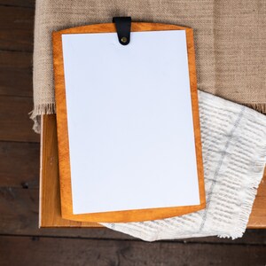 Wooden Menu Holder, Restaurant Menu Board, Clipboard Menu Holder, Cafe ...