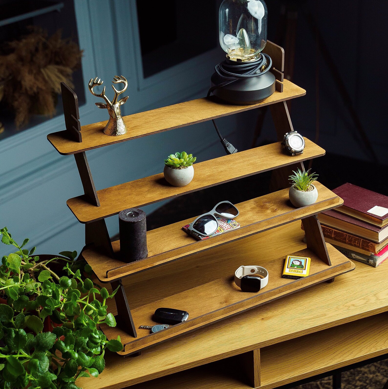 Wooden Retail Shelf Product Display Stand Portable Display - Etsy