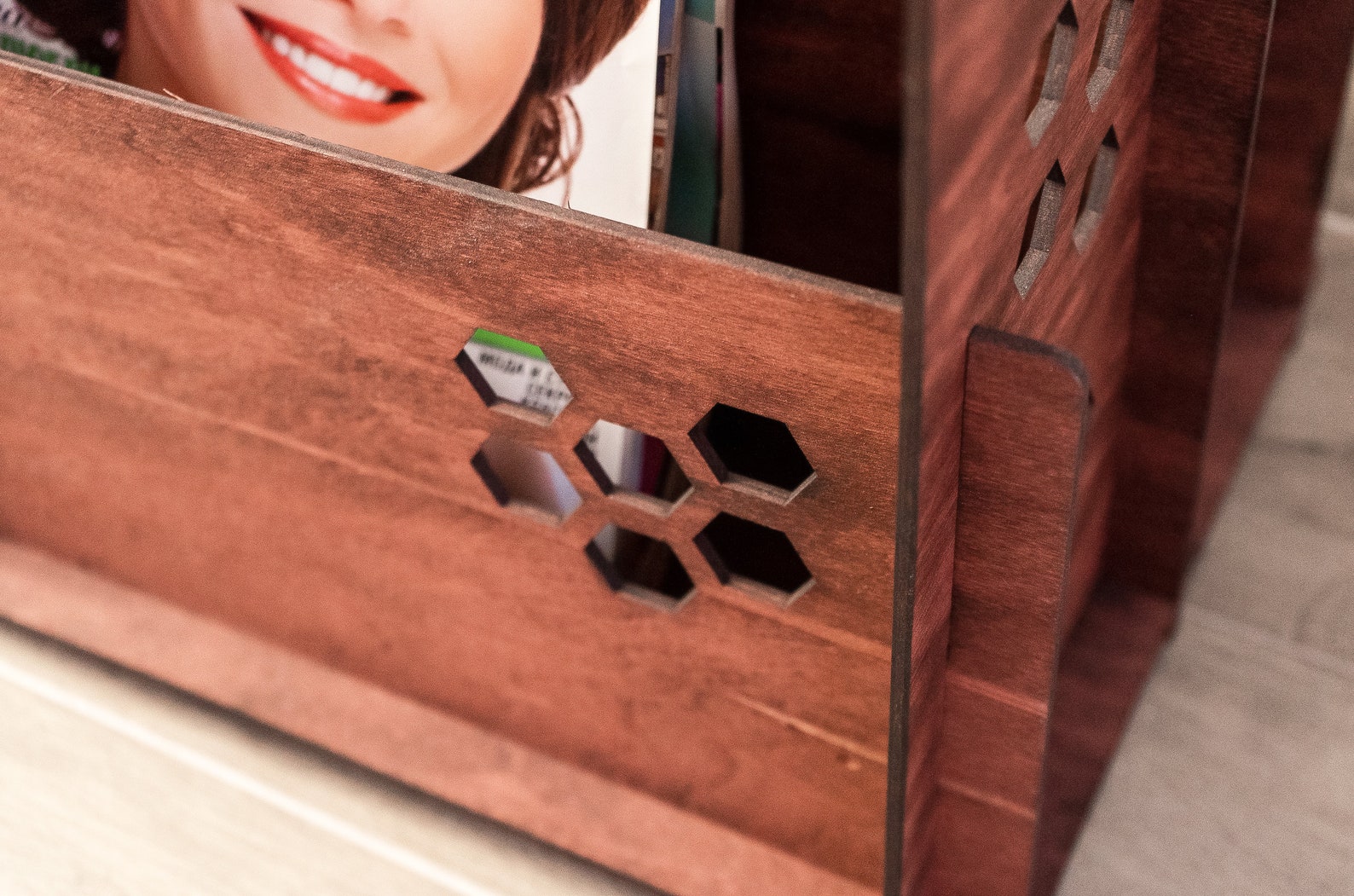 Magazine Rack Floor Magazine Rack Wood Magazine Holder - Etsy