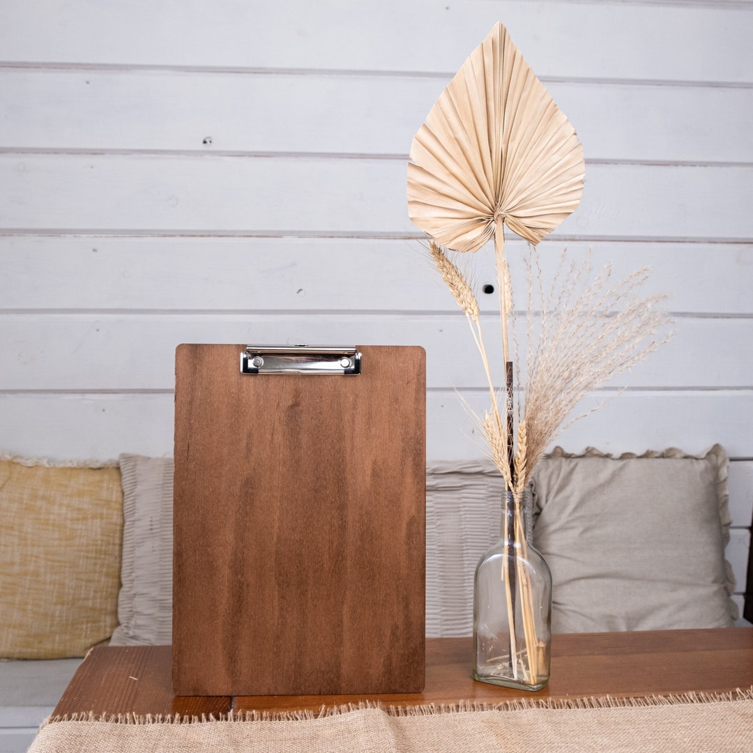 Wood Menu Board, Clipboard Menu Holder, Menu Clipboard, Restaurant Menu ...