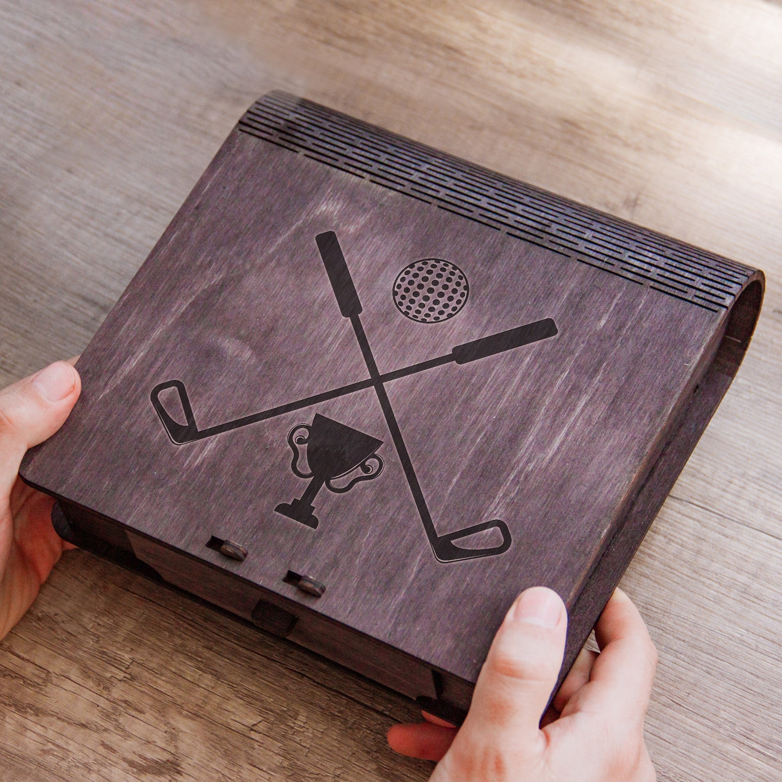 Golf Ball Box,wooden Golf Box,golf Ball Holder,golf Ball Storage,wood ...