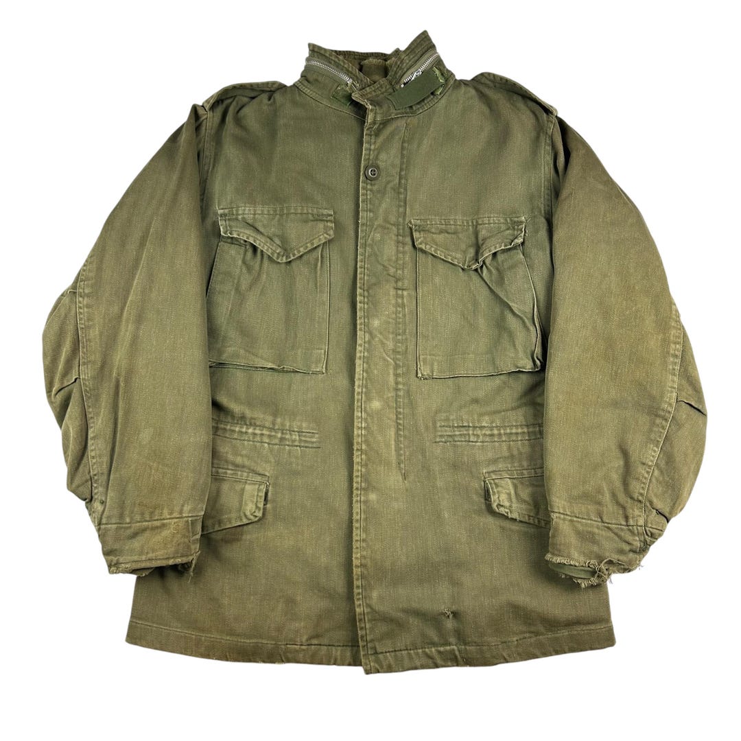 1960s US Military M-65 Field Jacket Size Small - Etsy